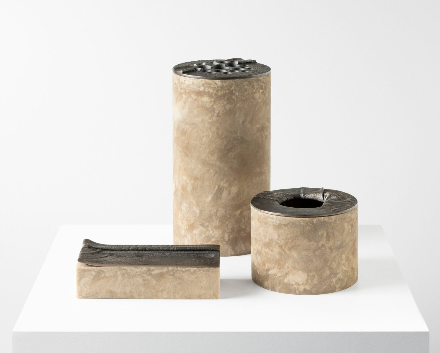Esca Table Lamp No. 1 in Mixed Materials - R HUGHES