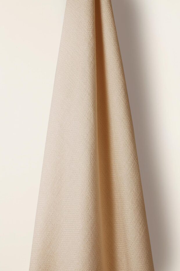 TEXTURED LINEN IN SWEET ALMOND - R HUGHES
